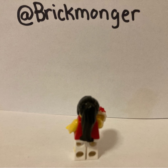 Lego | Toys | Lego Red Cheerleader Minifigure With One Pompom ...